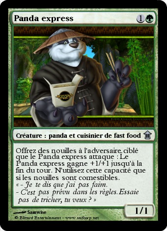 Que diriez-vous d'invoquer un cuisinier panda ? Et d'énerver votre ...
